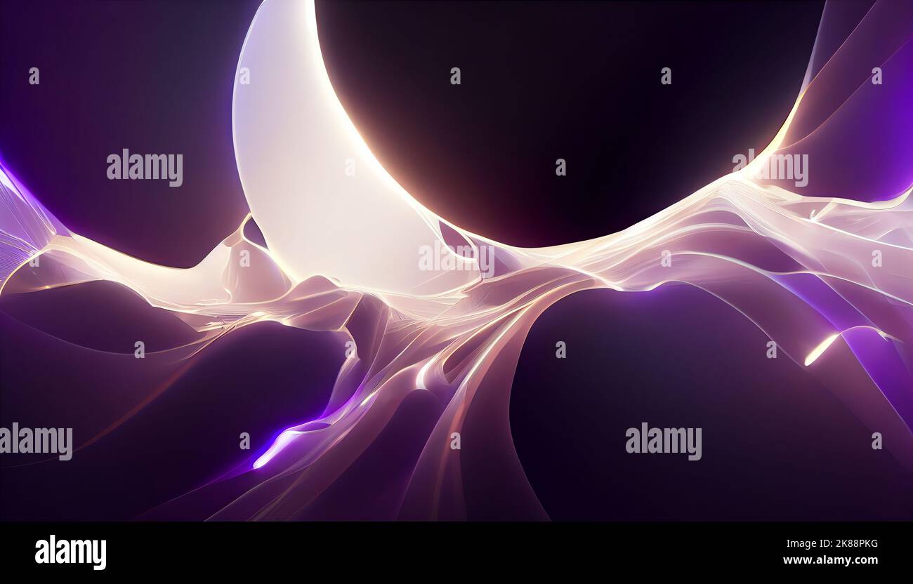 Abstract red and white waves background. Subtle gradients, flow liquid lines. Design element ...