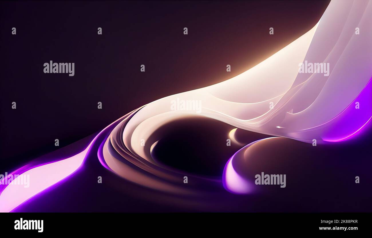 Abstract red and white waves background. Subtle gradients, flow liquid lines. Design element ...