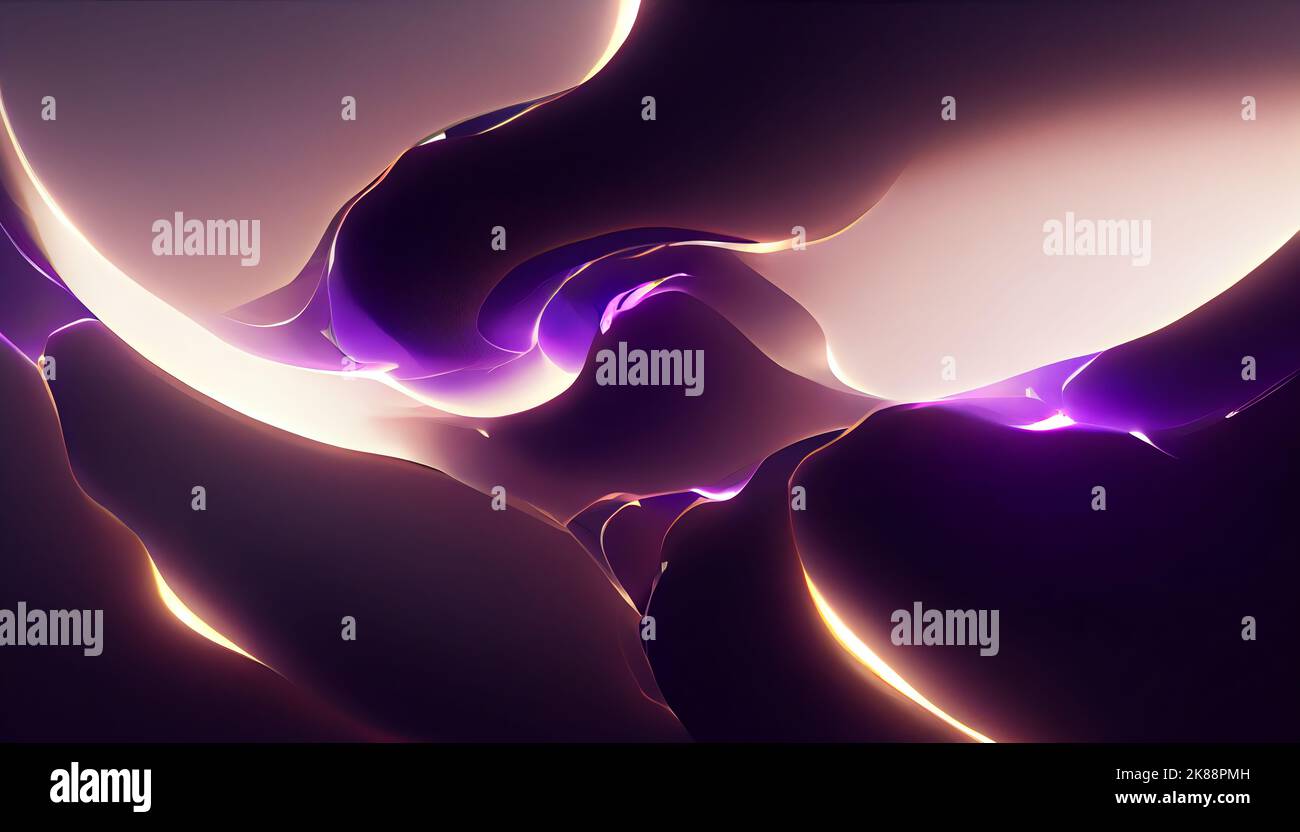 Abstract red and white waves background. Subtle gradients, flow liquid lines. Design element ...