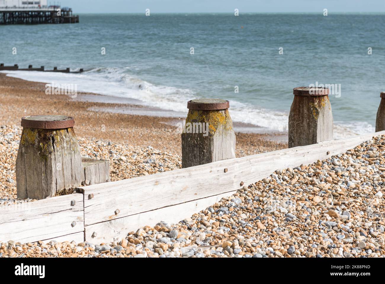 Shingle beach at Eastbourne, East Sussex Stock Photo - Alamy