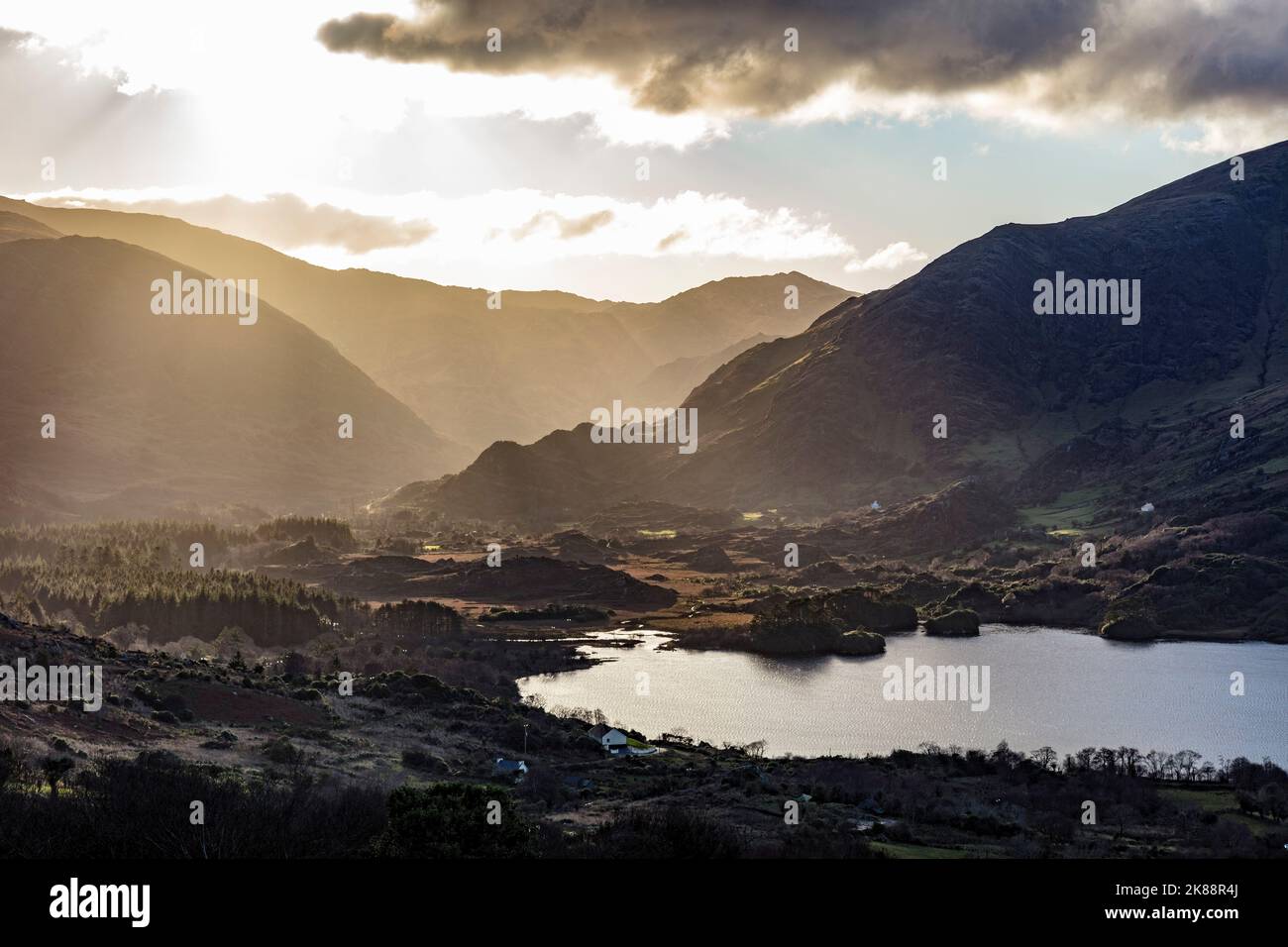 Beautiful forest lake landscape falling hi-res stock photography and ...
