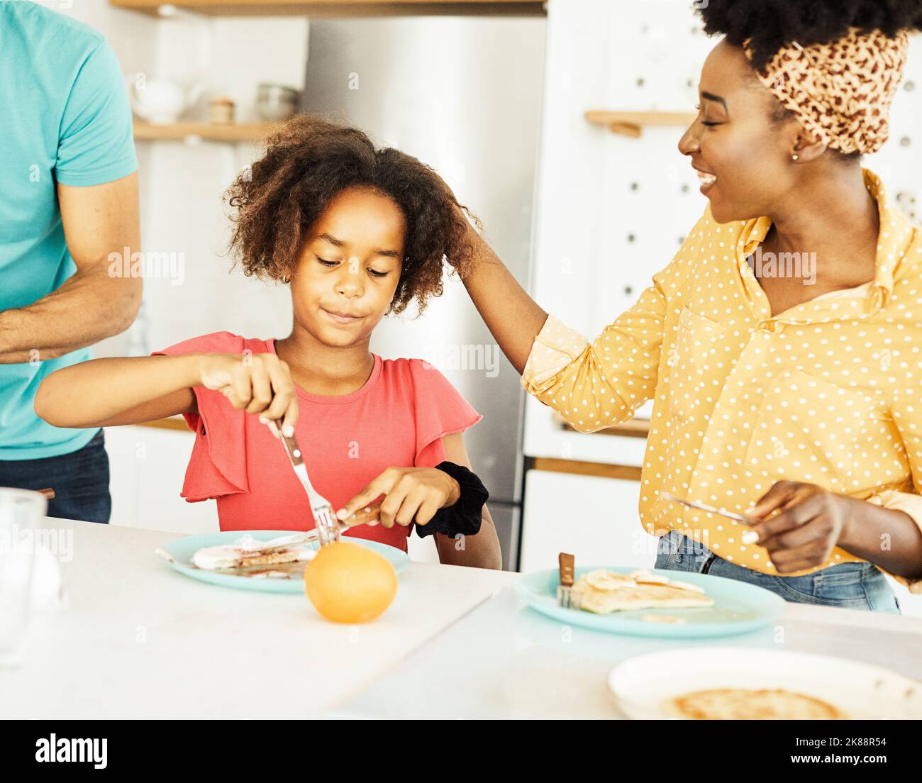 African family healthy meal preparing hi-res stock photography and images - Alamy