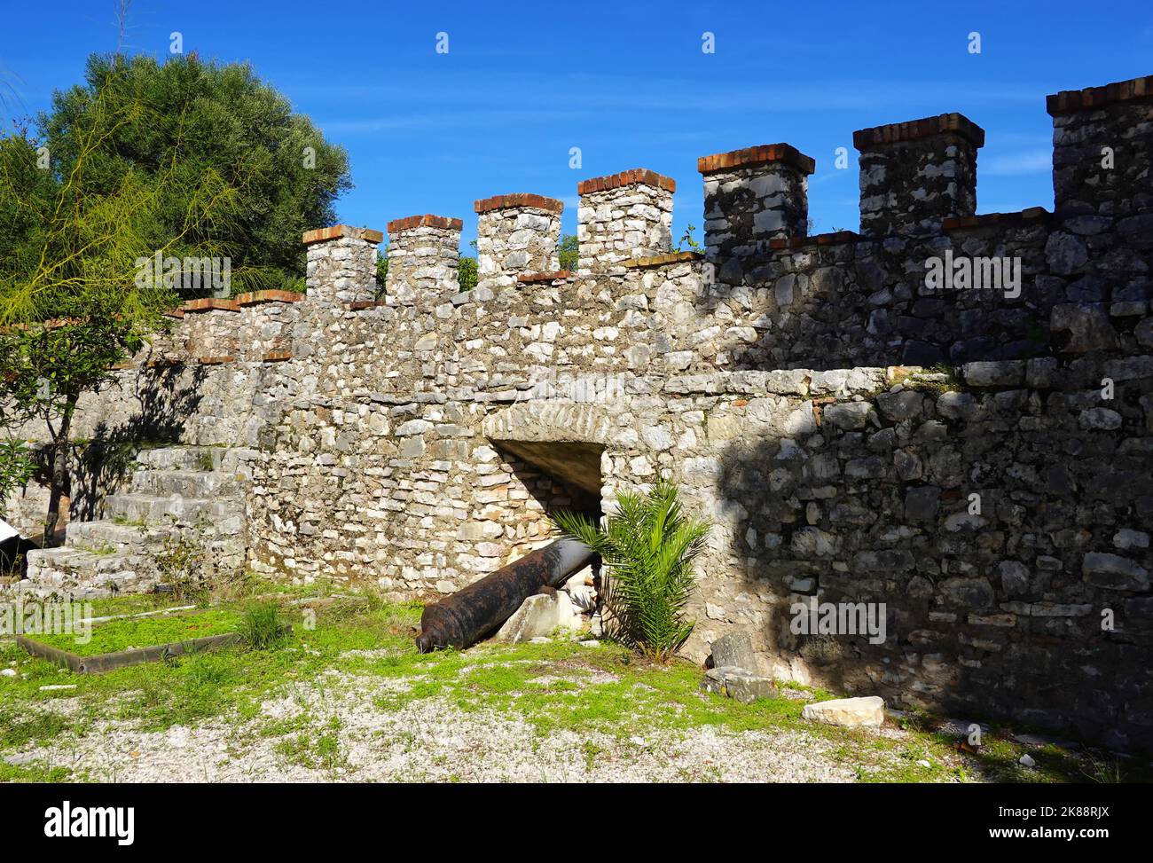 Venetrian castle, Butrint was an ancient Greek and later Roman city and ...