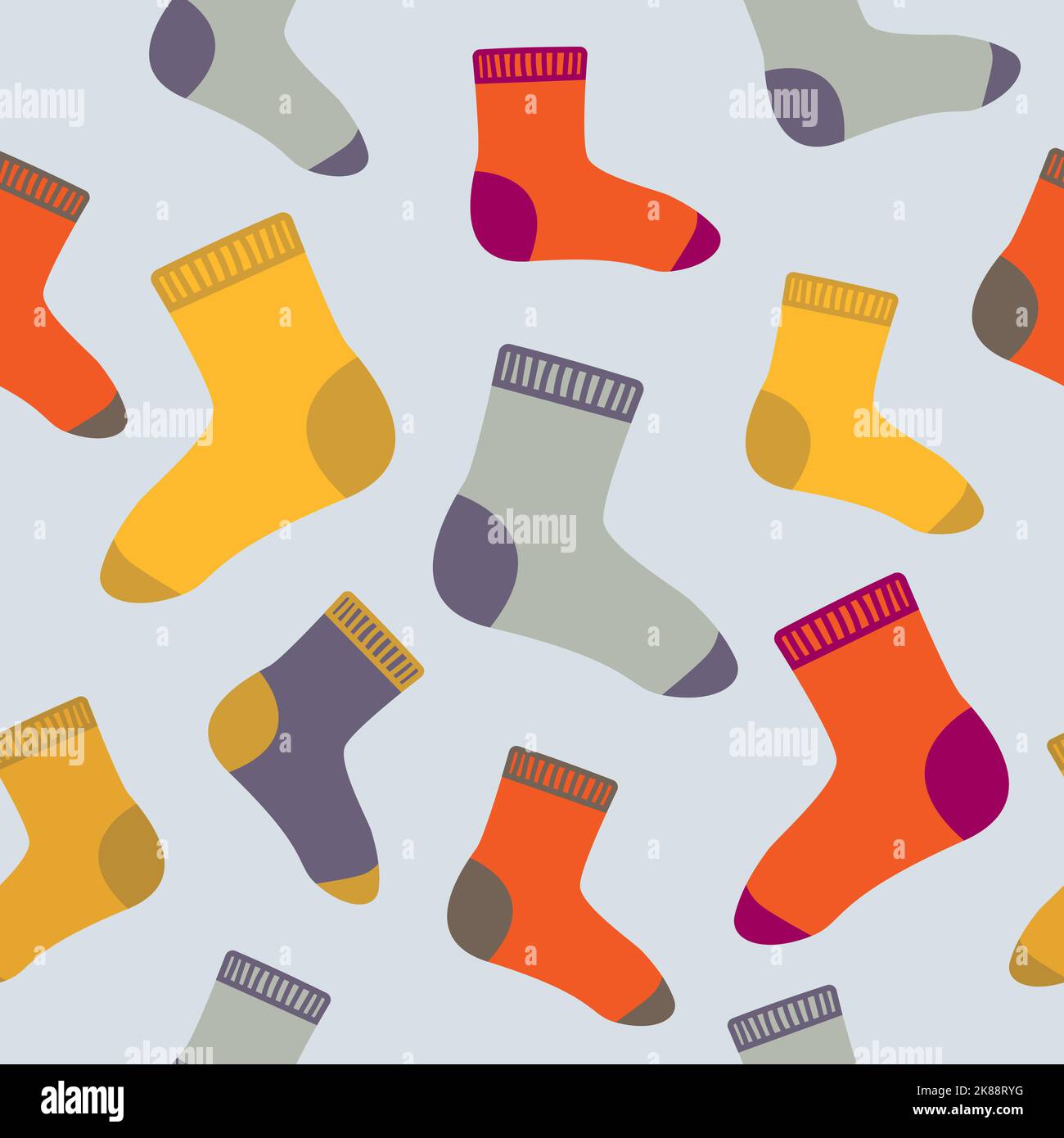 Warm cozy red socks Stock Vector Images - Alamy