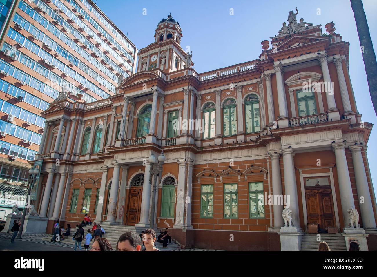 The Mayor house historical building in Porto Alegre, Rio Grande do Sul ...