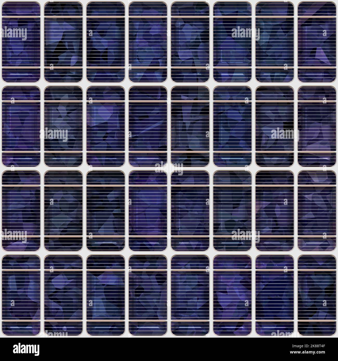Violet large solar rounded cells seamless texture Stock Photo - Alamy