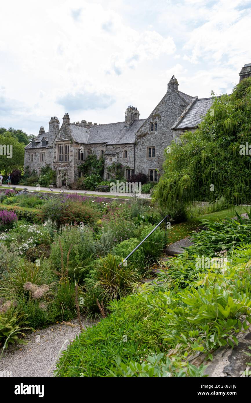 Calstock.Cornwall.United Kingdom.July 23 2021.View of the ornamental ...