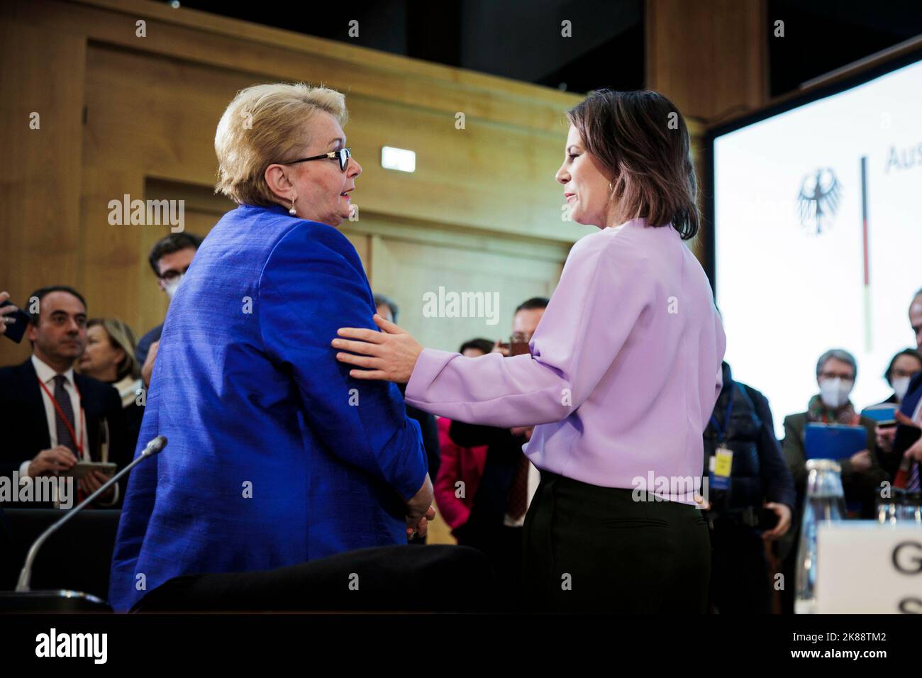 Berlin, Deutschland. 21st Oct, 2022. (RL) Annalena Baerbock, Federal ...