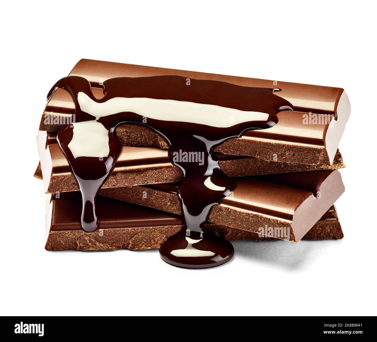 chocolate sweet food dessert stack syrup candy leaking liquid delicious ...