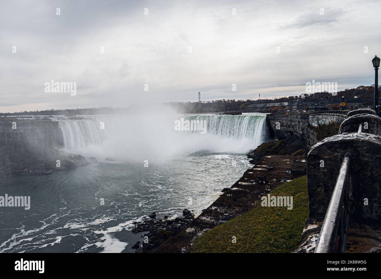 A beautiful landscape of the famous Niagara Falls in Canada Stock Photo ...