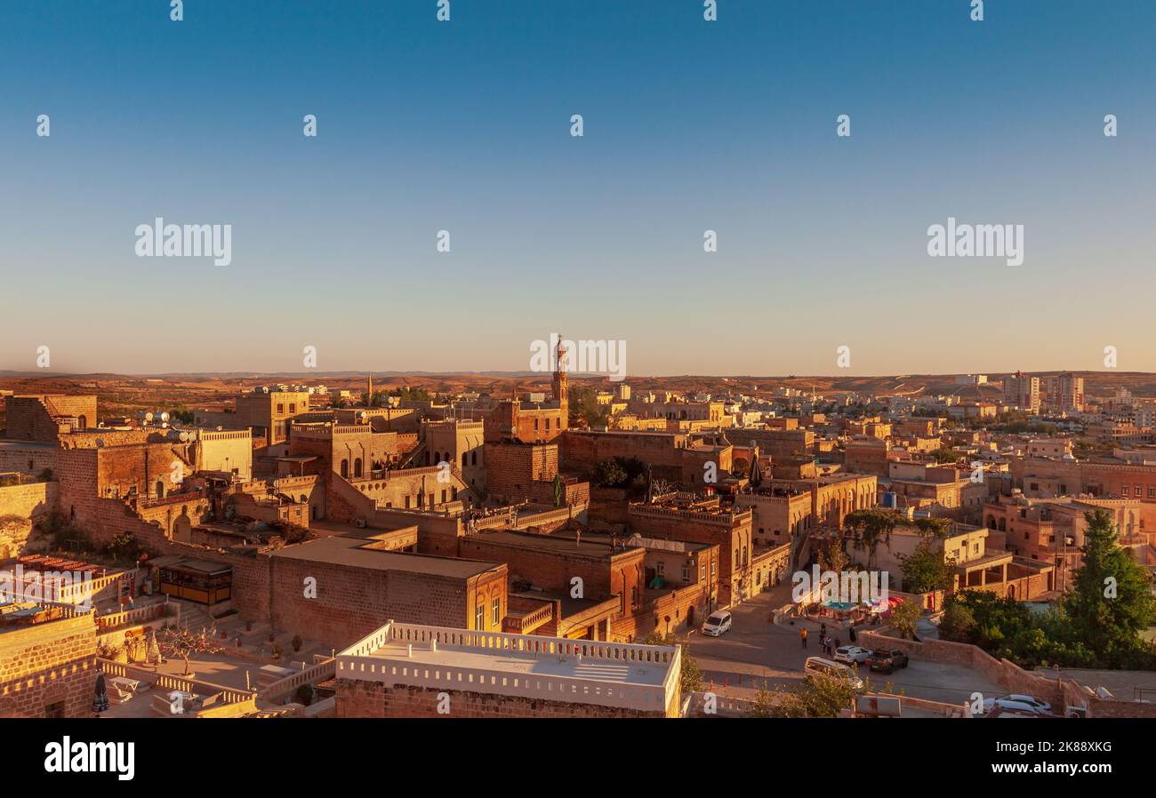 A view of Midyat and churches of Midyat, Mardin, Turkey Stock Photo - Alamy