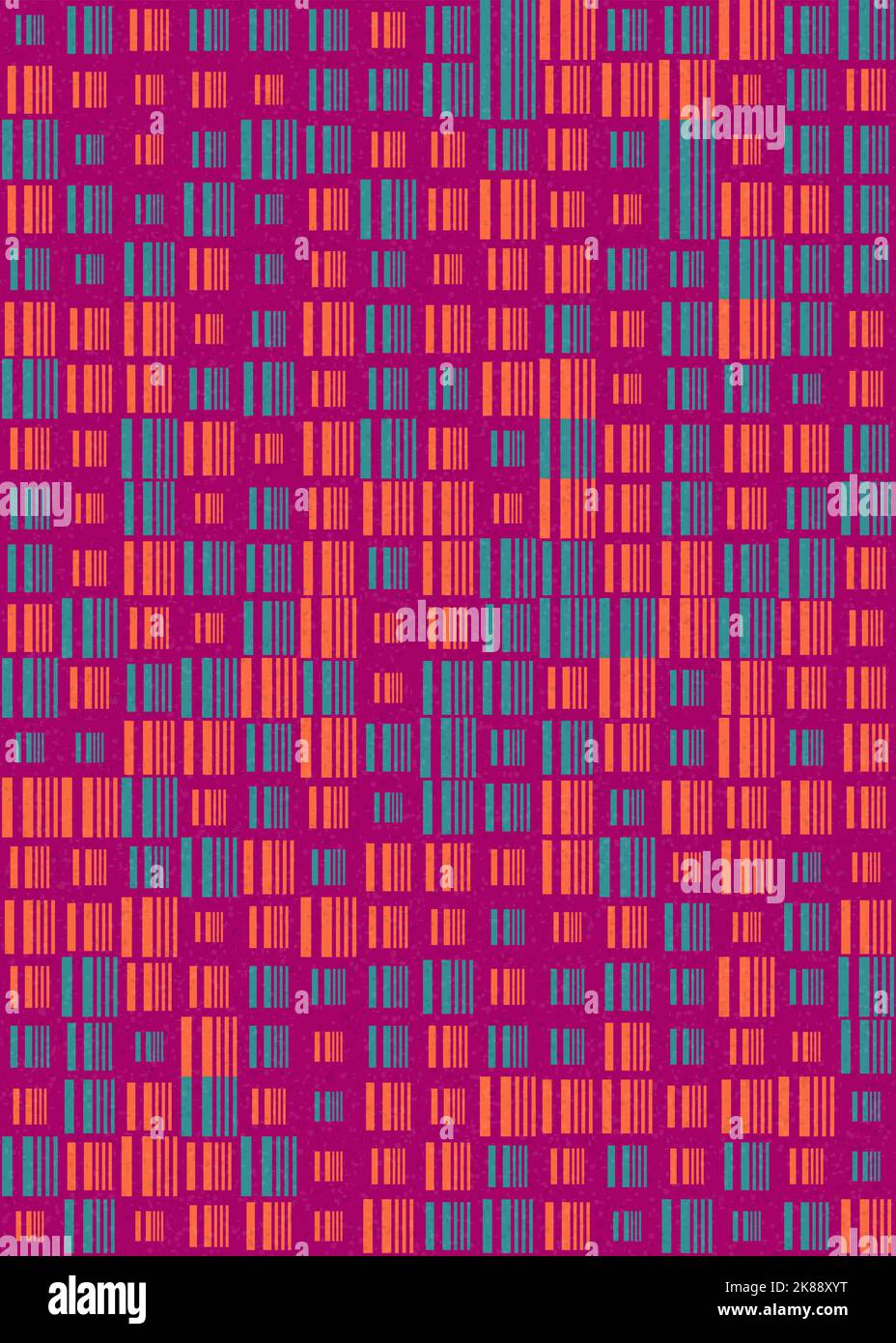 Abstract Geometrical generative computational art illustration Stock ...