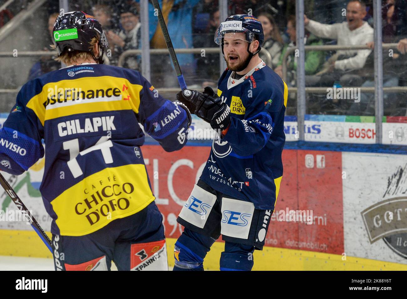 21.10.2022, Ambri, Gottardo Arena, NL: HC Ambri-Piotta - Fribourg ...