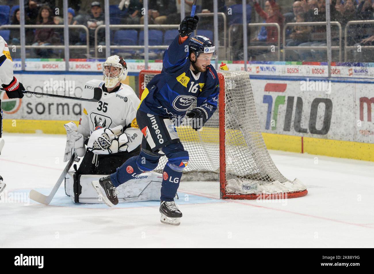 21.10.2022, Ambri, Gottardo Arena, NL: HC Ambri-Piotta - Fribourg ...