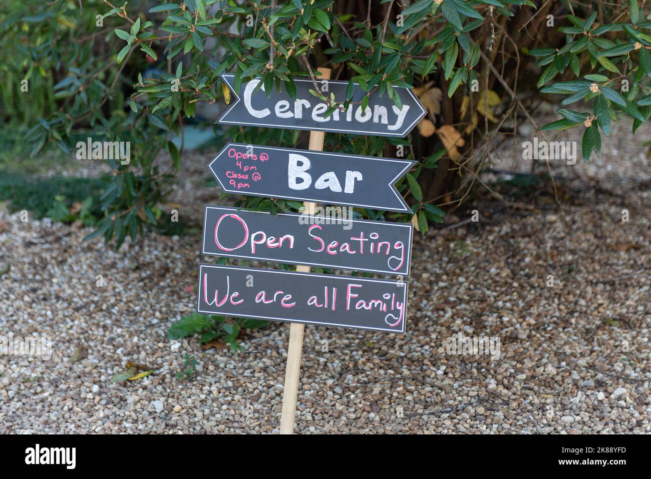 Different directions for guest to go depending on whether its the ...