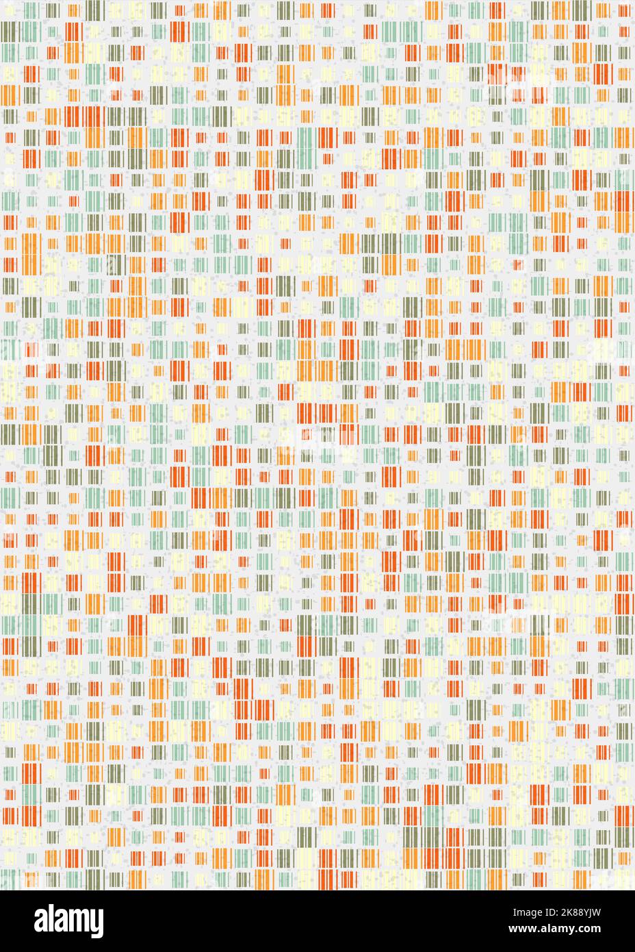 Abstract Geometrical generative computational art illustration Stock ...