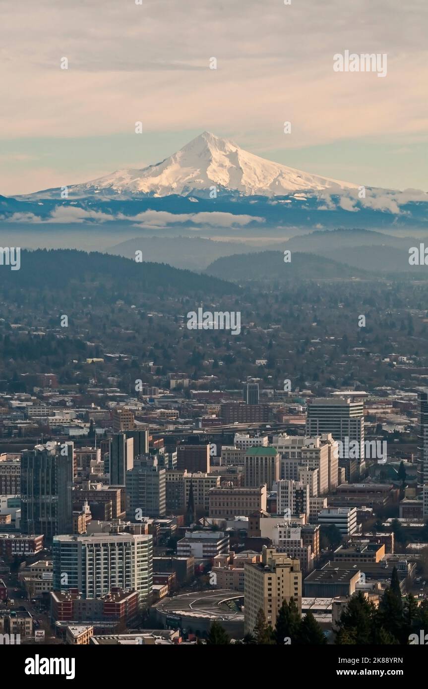 Pittock Mansion grounds in Portland, Oregon.Pittock Mansion grounds in ...
