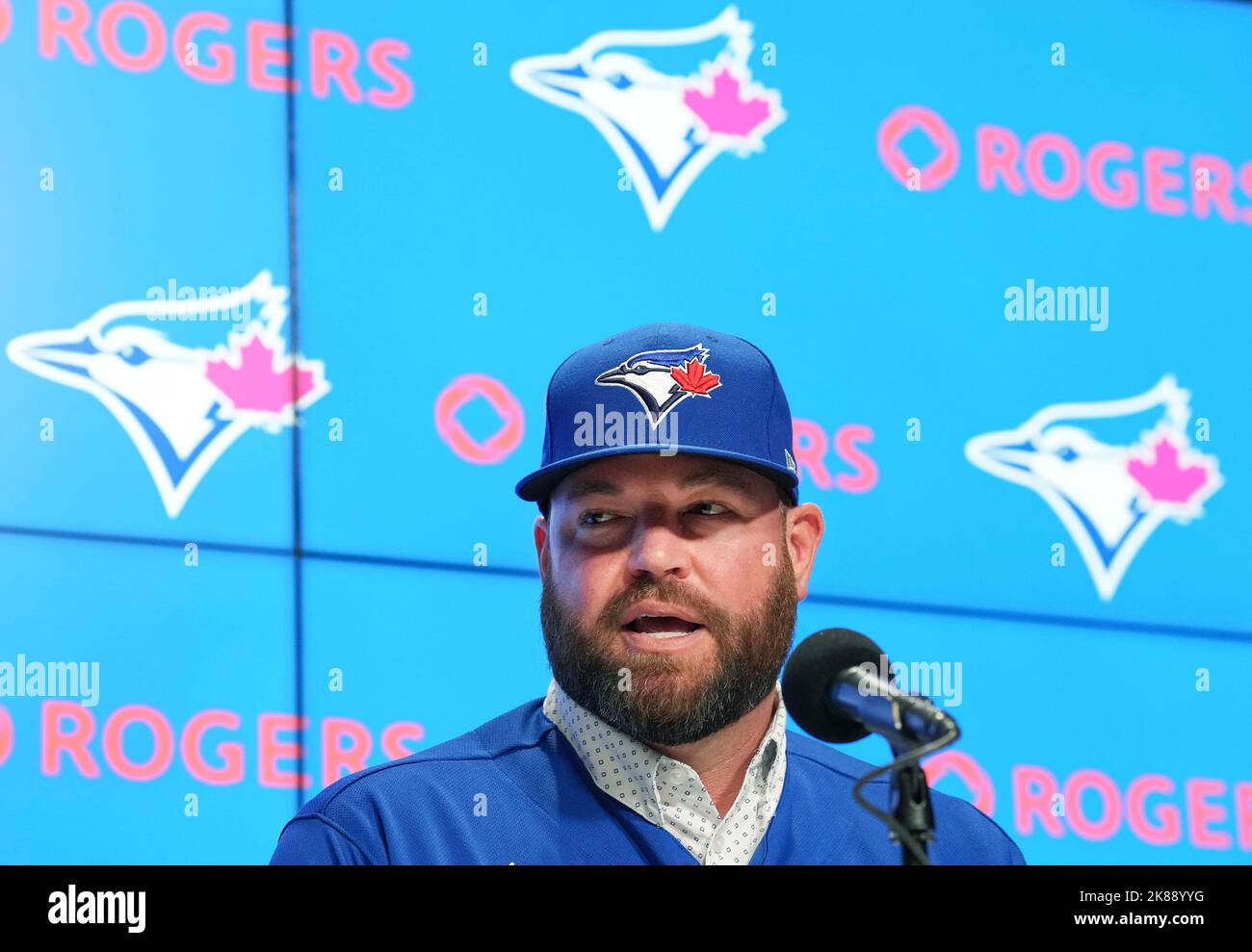 October 21, 2022, TORONTO, ON, CANADA: Toronto Blue Jays manager John ...