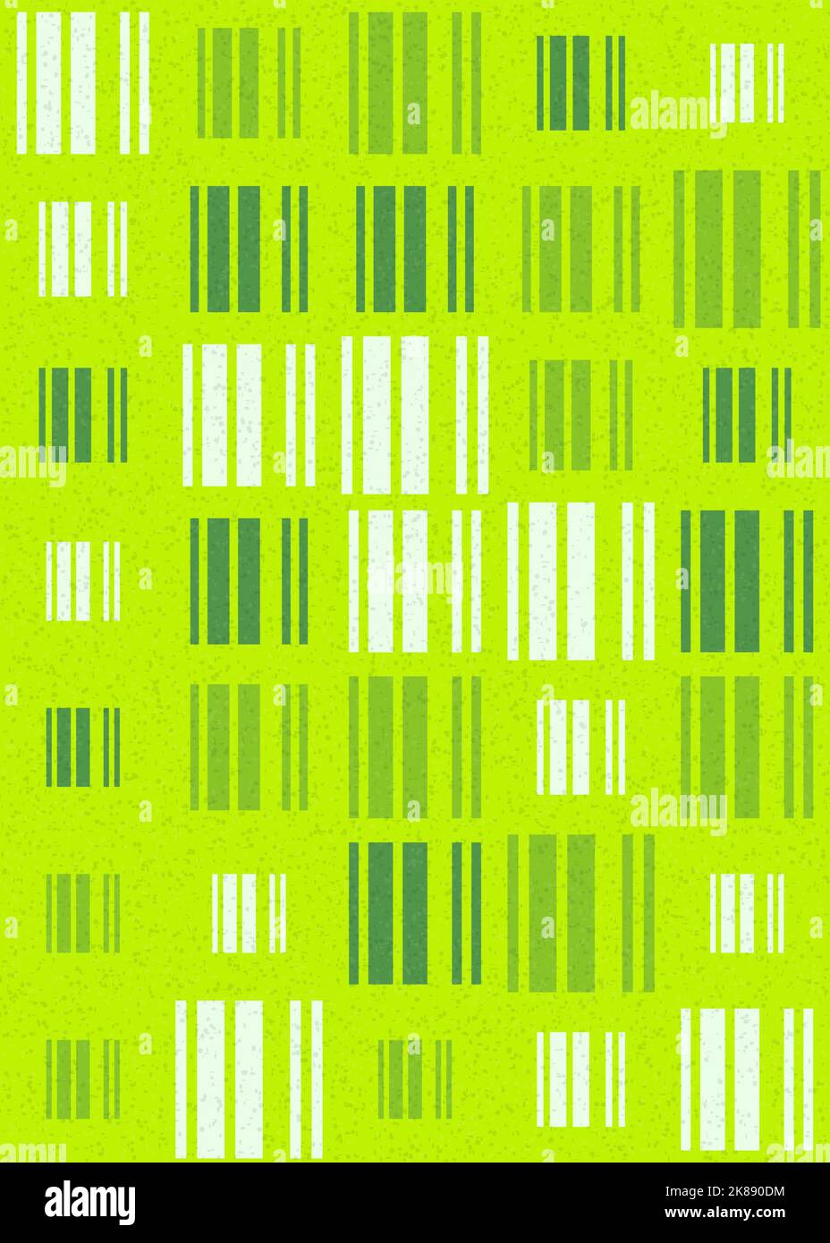 Abstract Geometrical generative computational art illustration Stock ...