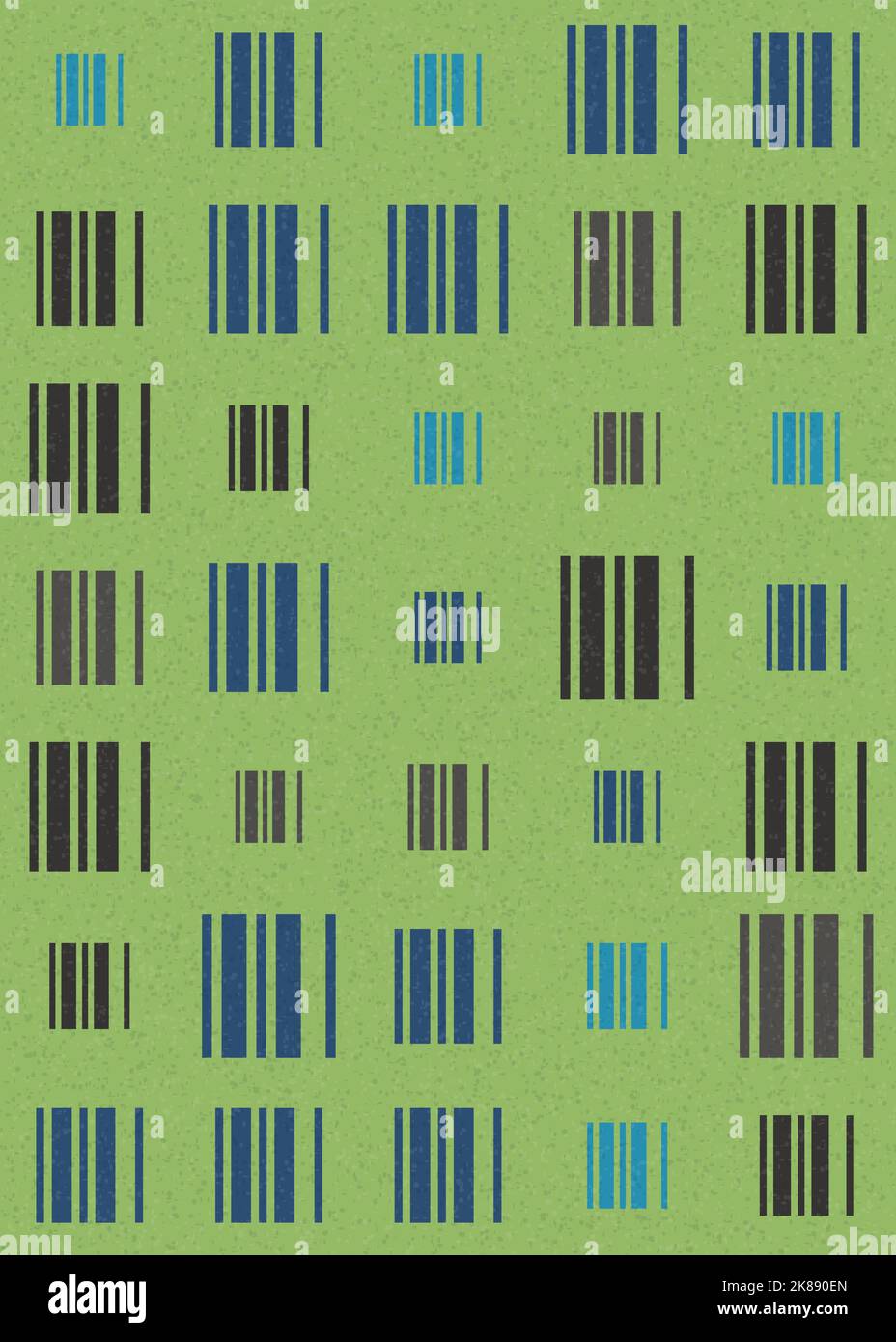 Abstract Geometrical generative computational art illustration Stock ...