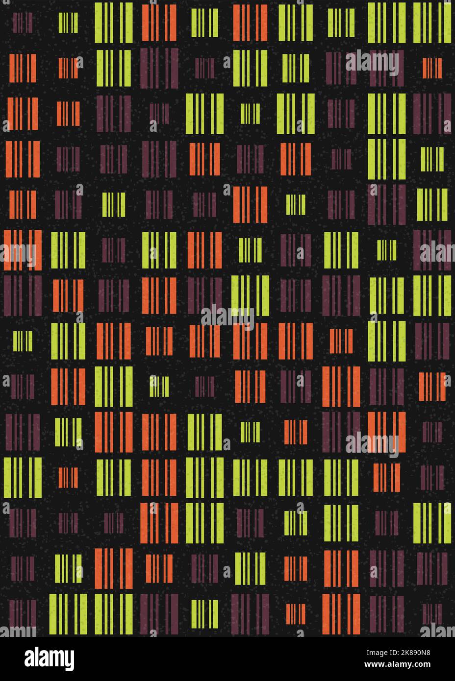 Abstract Geometrical generative computational art illustration Stock ...