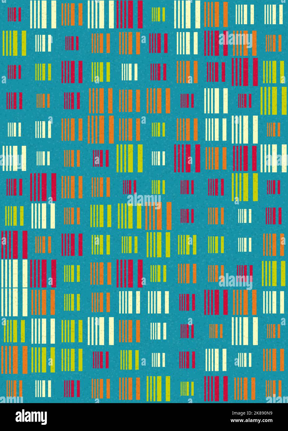 Abstract Geometrical generative computational art illustration Stock ...