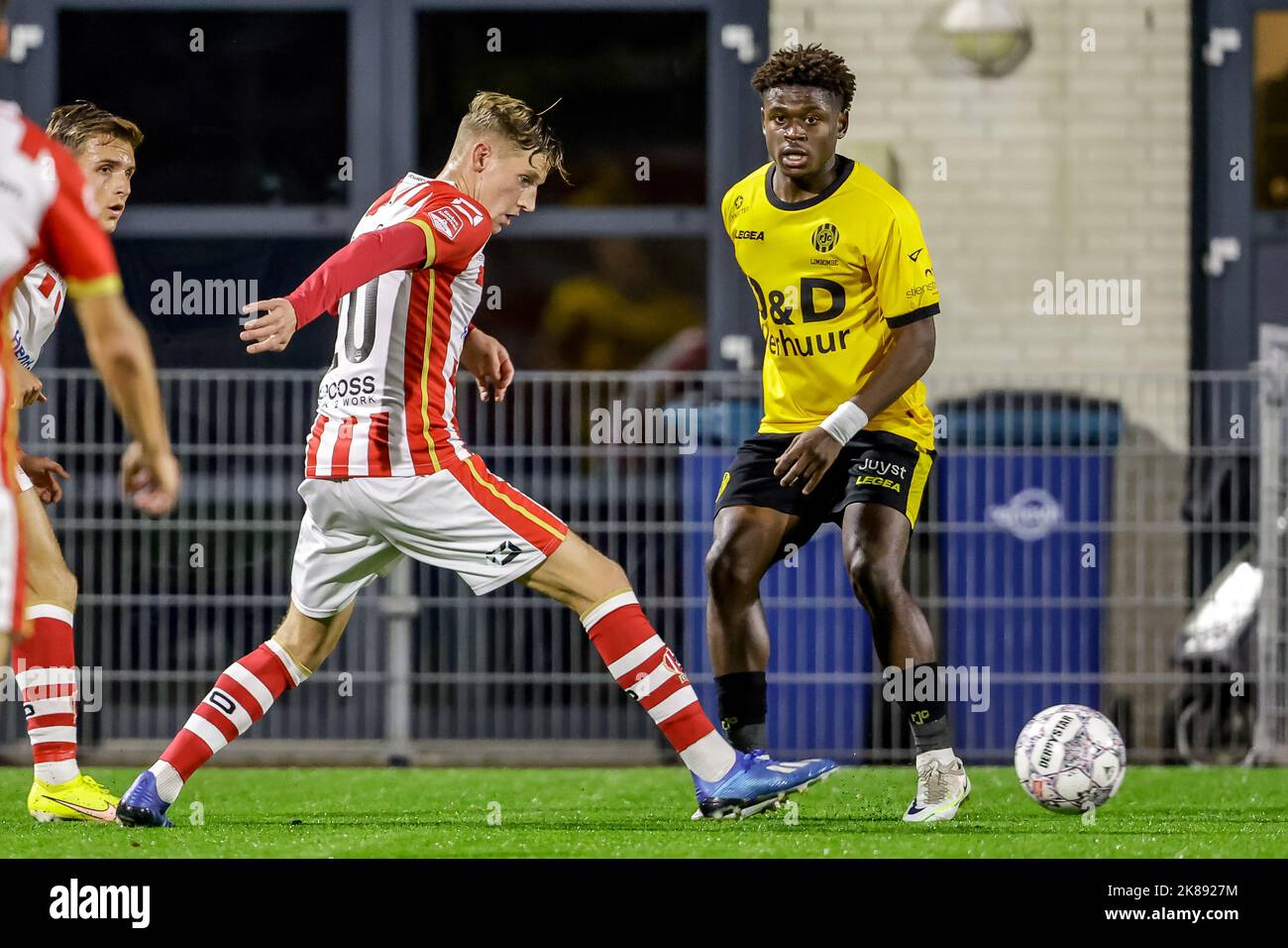 OSS, NETHERLANDS - OCTOBER 21: Joep van der Sluijs of TOP Oss, Bryan ...