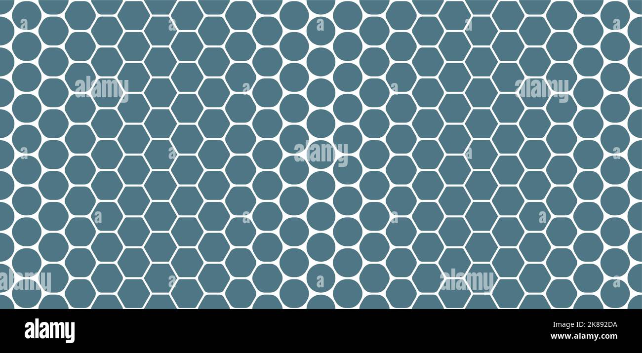Seamless Pattern Of Transformation From Circle To Hexagon Stock Vector Image And Art Alamy