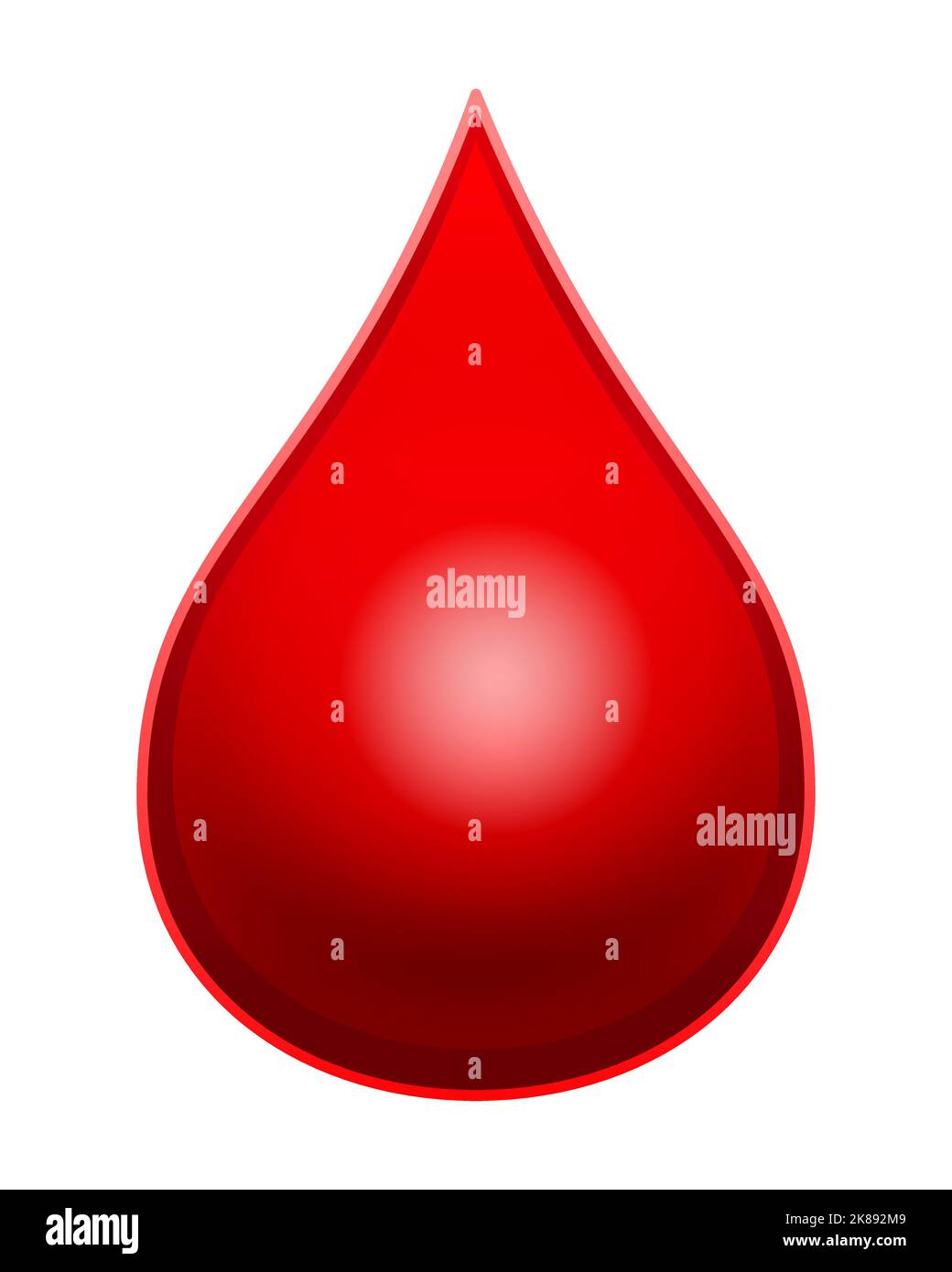Illustration of a blood drop icon Stock Vector Image & Art - Alamy