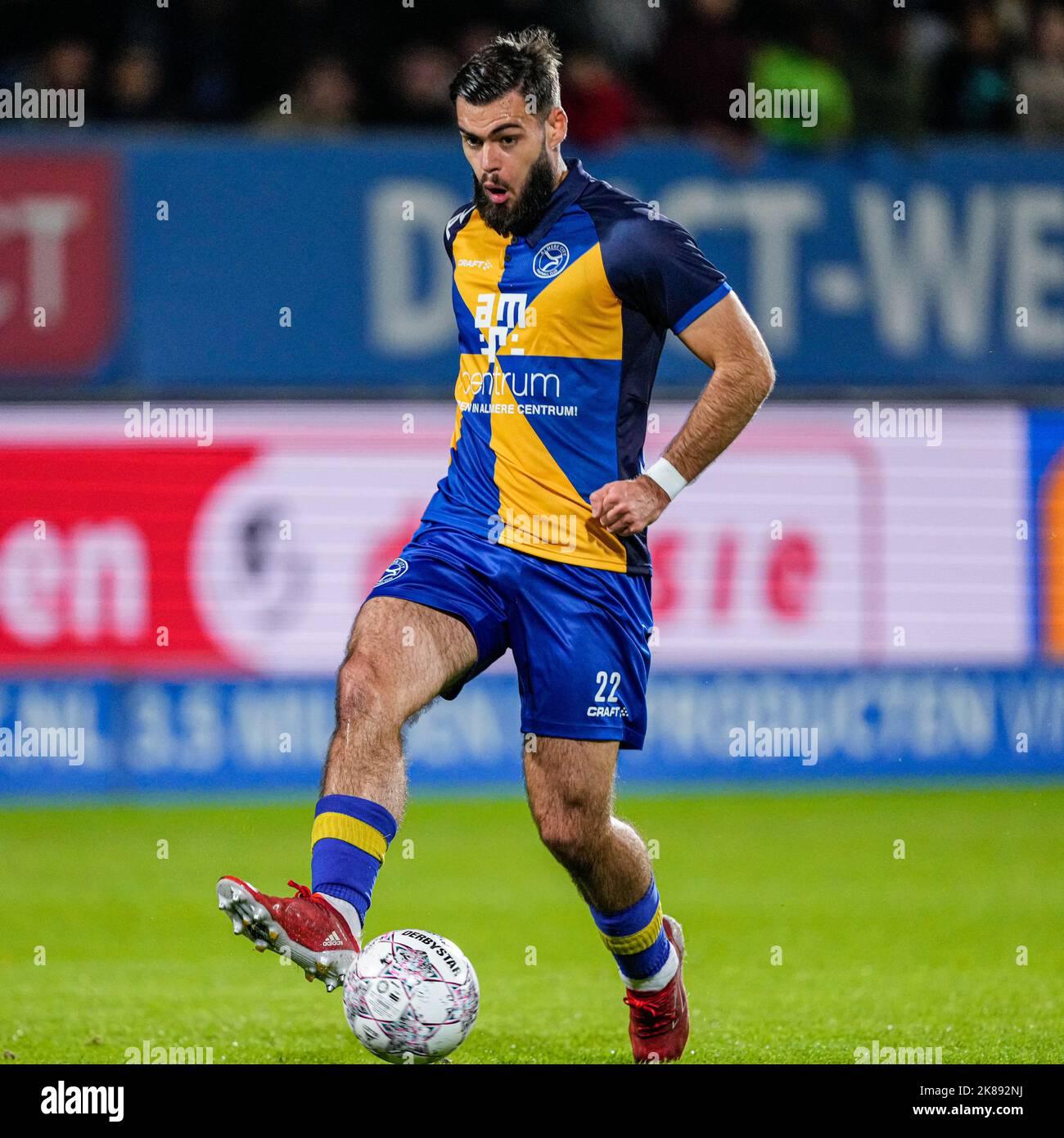 TILBURG, NETHERLANDS - OCTOBER 21: Theo Barbet of Almere City FC during ...