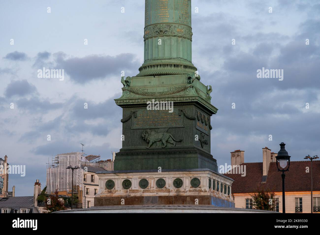 The Place de la Bastille is a square in Paris where the Bastille prison ...