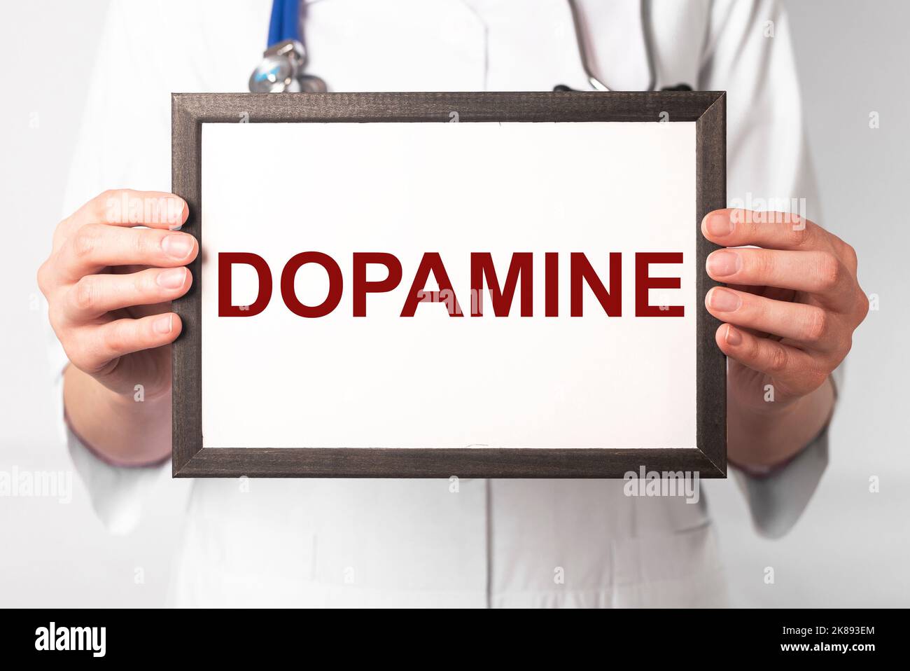 Dopamine word. Hormone, medical concept. High quality photo Stock Photo ...