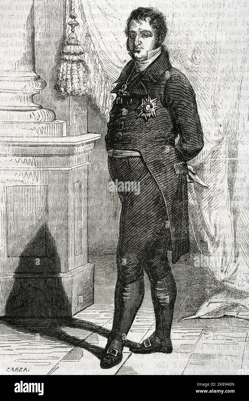 Ferdinand vii of spain engraving hi-res stock photography and images ...
