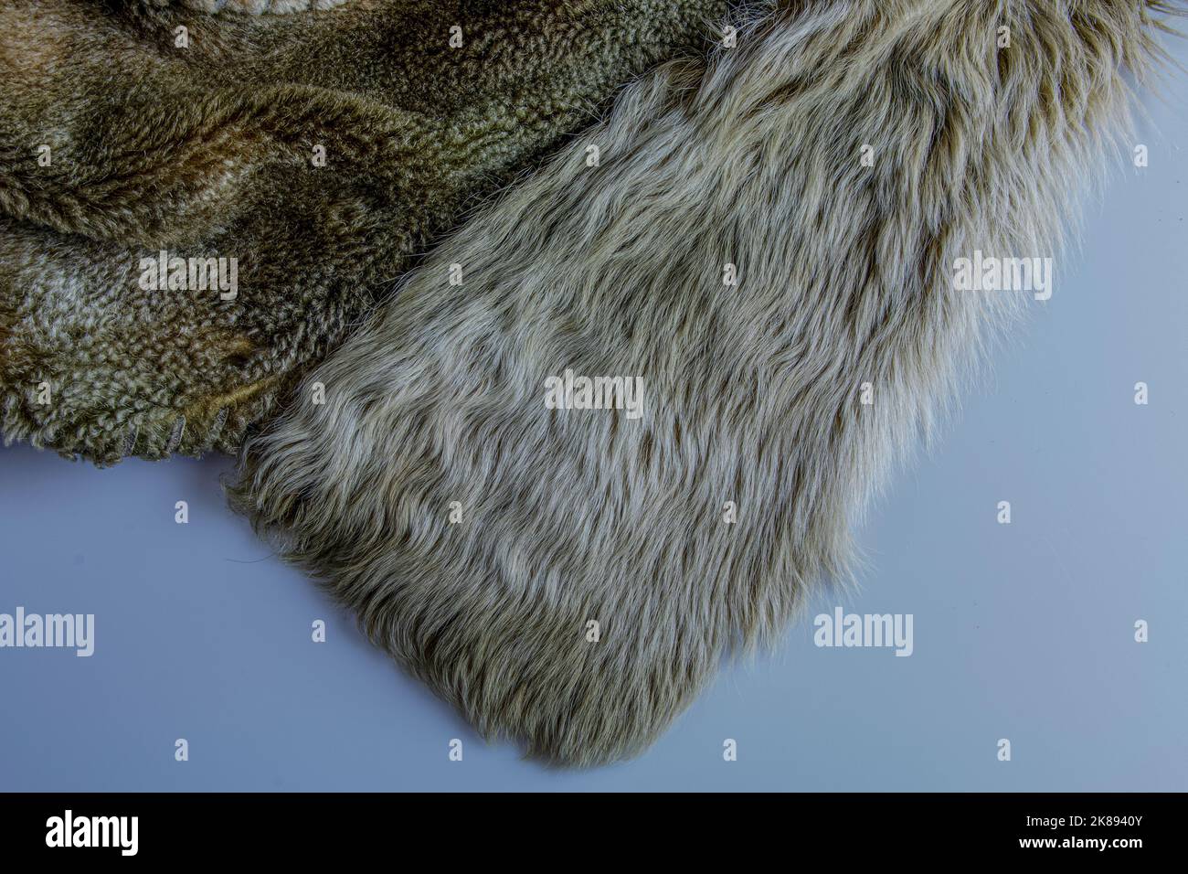 Fox fur textures. Fox shaggy fur texture. Abstract fabric. Fluffy rusty ...