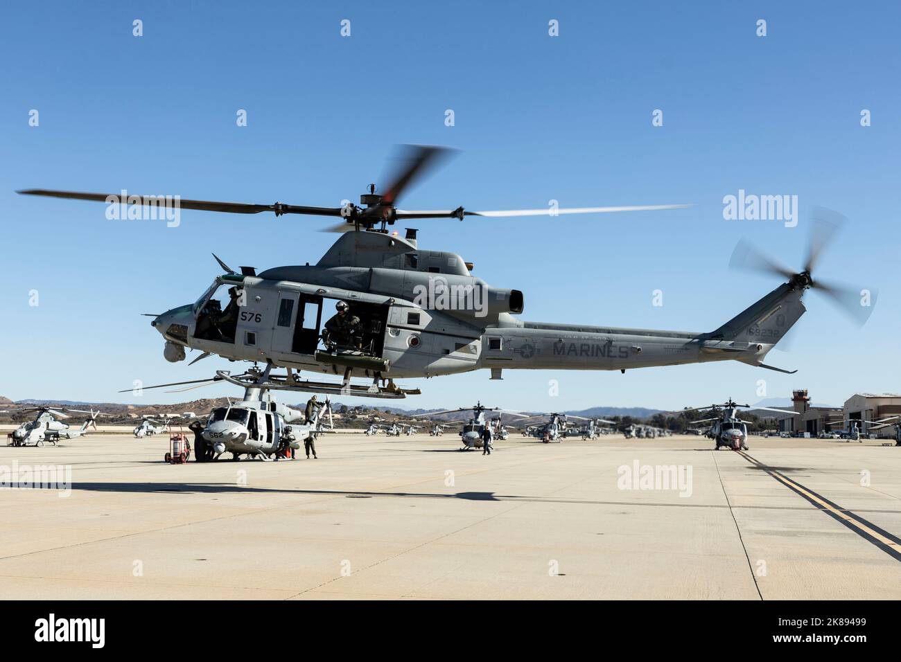 U.S. Marines and Czech Airmen with Marine Light Attack Helicopter ...