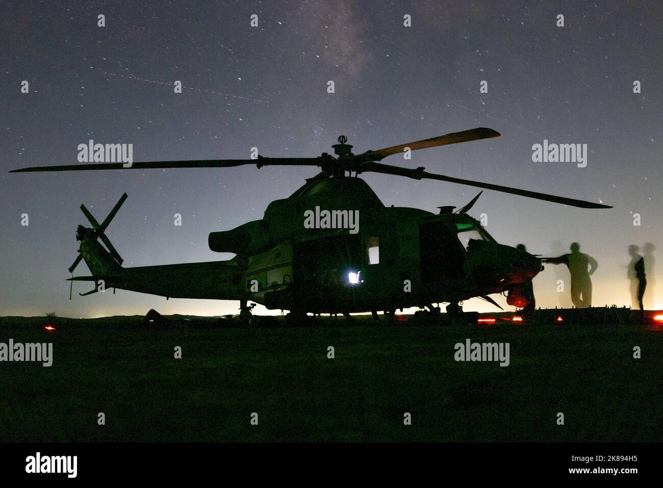 U.S. Marines assigned to Marine Aviation Weapons and Tactics Squadron ...