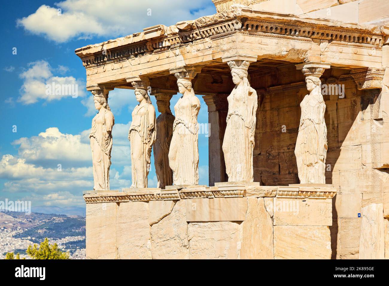 Ruins erechtheion porch maidens hi-res stock photography and images - Alamy
