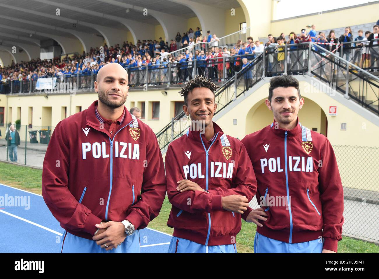 Colbachini Stadium, Padova, Italy, October 21, 2022, Marcel Jacobs ...