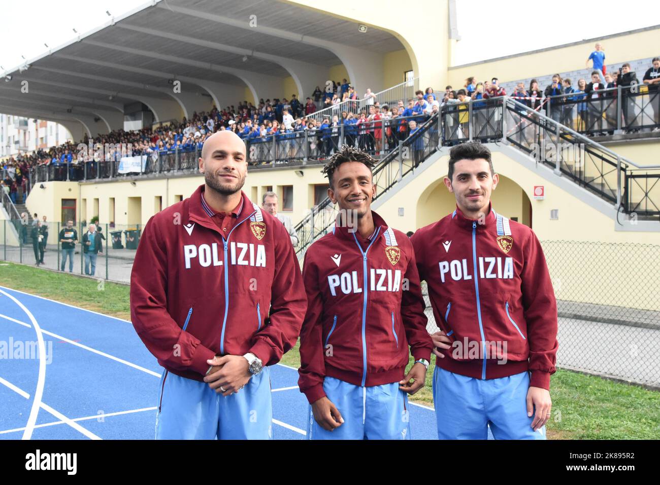 Colbachini Stadium, Padova, Italy, October 21, 2022, Marcel Jacobs ...
