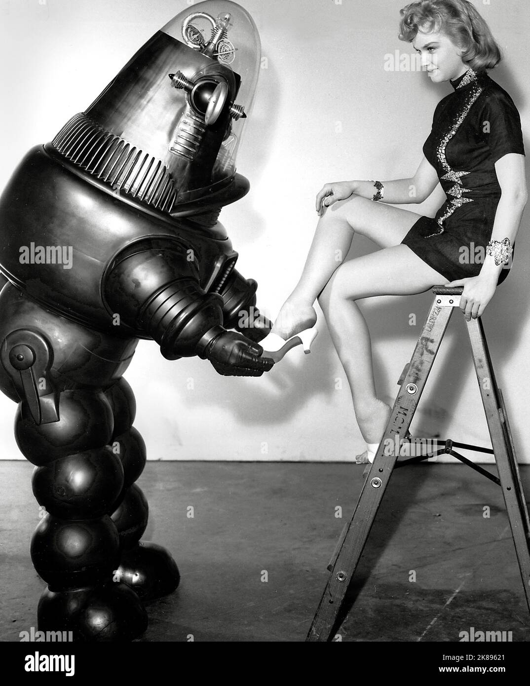 Anne Francis, "Forbidden Planet" (1956) MGM. File Reference # 34408-198THA Stock Photo - Alamy