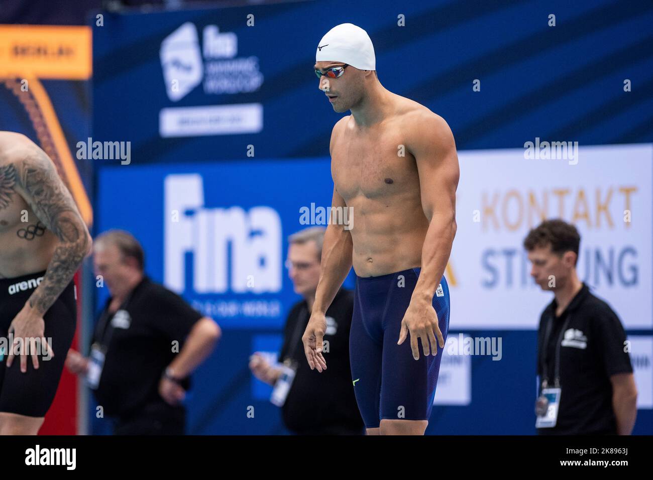 Berlin, Germany. 21st Oct, 2022. Swimming: World Cup, Decisions, 50m ...