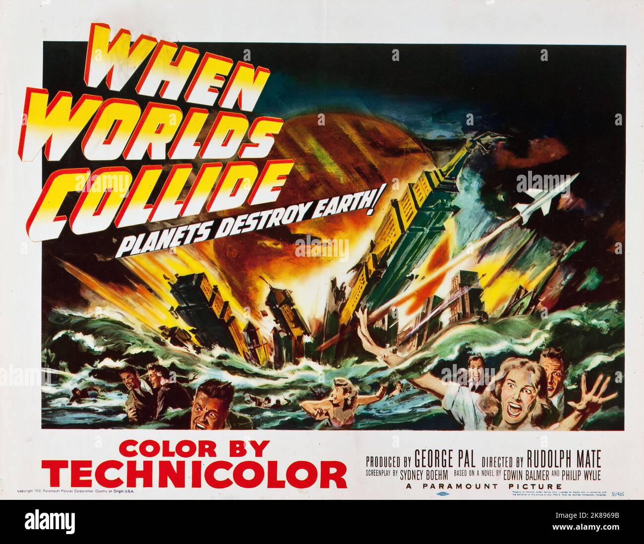 Lobby Card, "When Worlds Collide" (1951) Paramount. File Reference ...