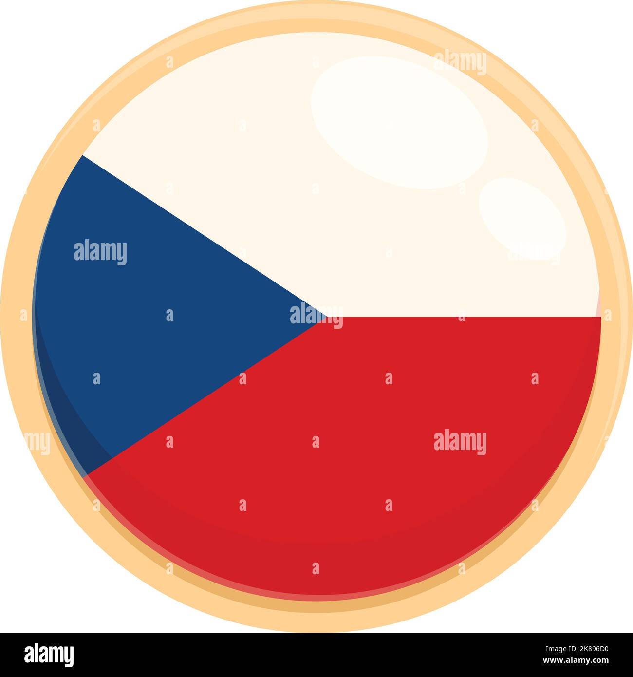 Culture travel flag icon cartoon vector. Beer country. Tourism region ...