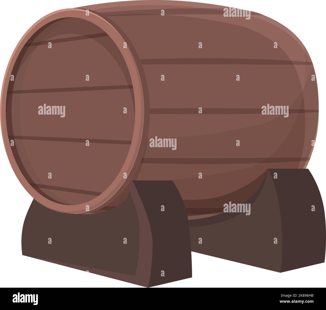 Wood barrel icon cartoon vector. Travel republic. Tourism culture Stock ...