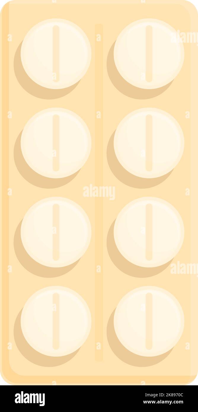 Insomnia pills icon cartoon vector. Sleep disorder. Stress night Stock ...
