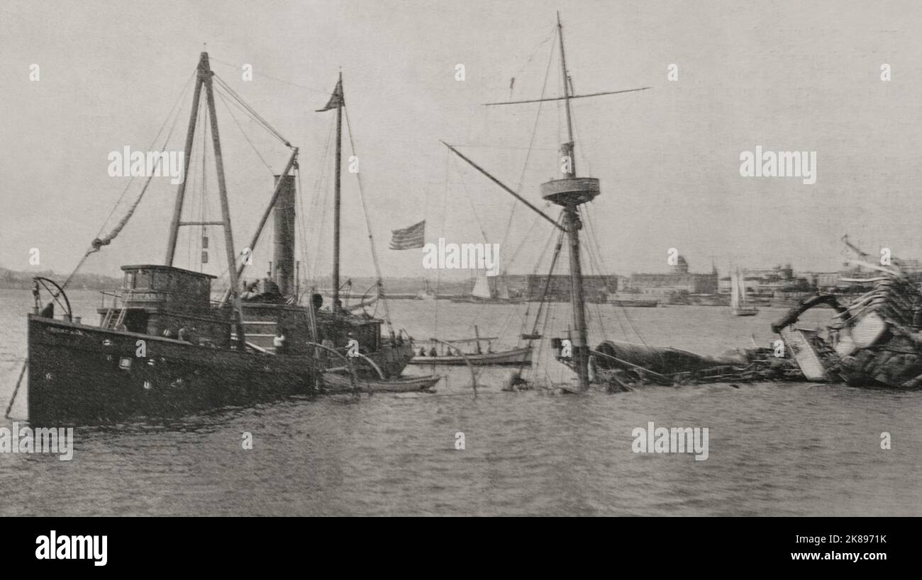 The American steamship tug 'Right Arm', from the commercial salvage ...