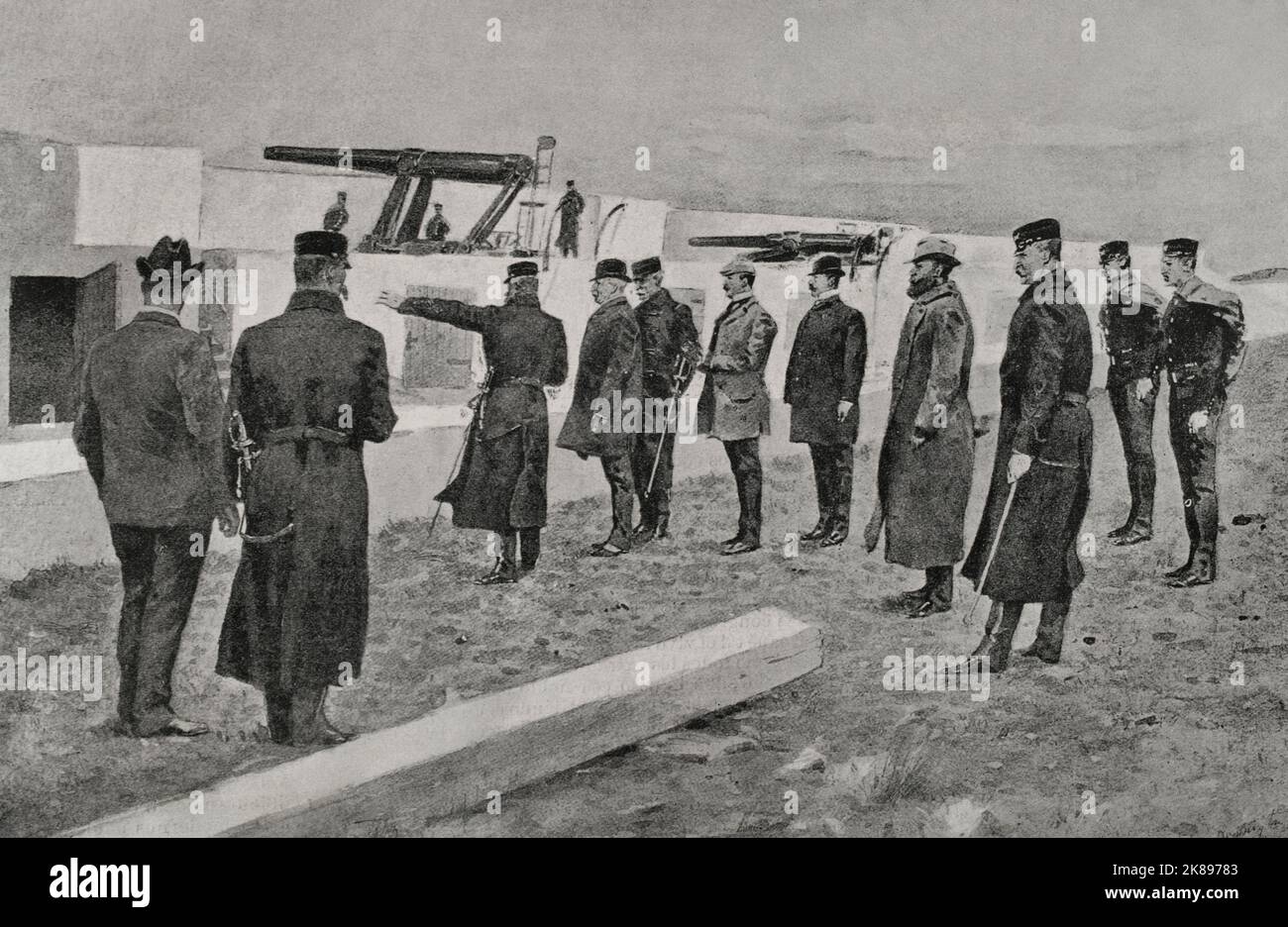 Lieutenant General Nelson Appleton Miles inspecting the New York ...