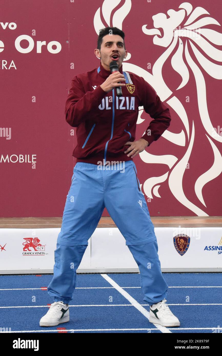 Colbachini Stadium, Padova, Italy, October 21, 2022, Massimo Stano ...