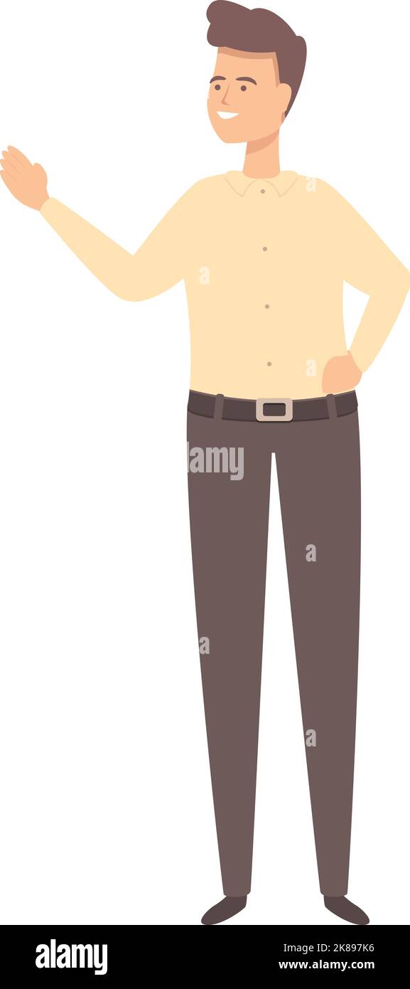 Avatar teacher icon cartoon vector. Male school. Person lecture Stock ...