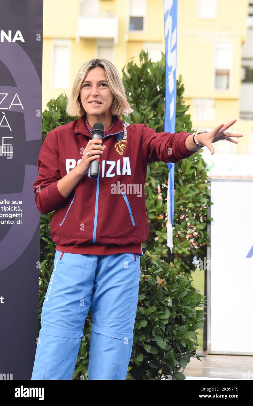 Colbachini Stadium, Padova, Italy, October 21, 2022, Luminosa Bogliolo ...